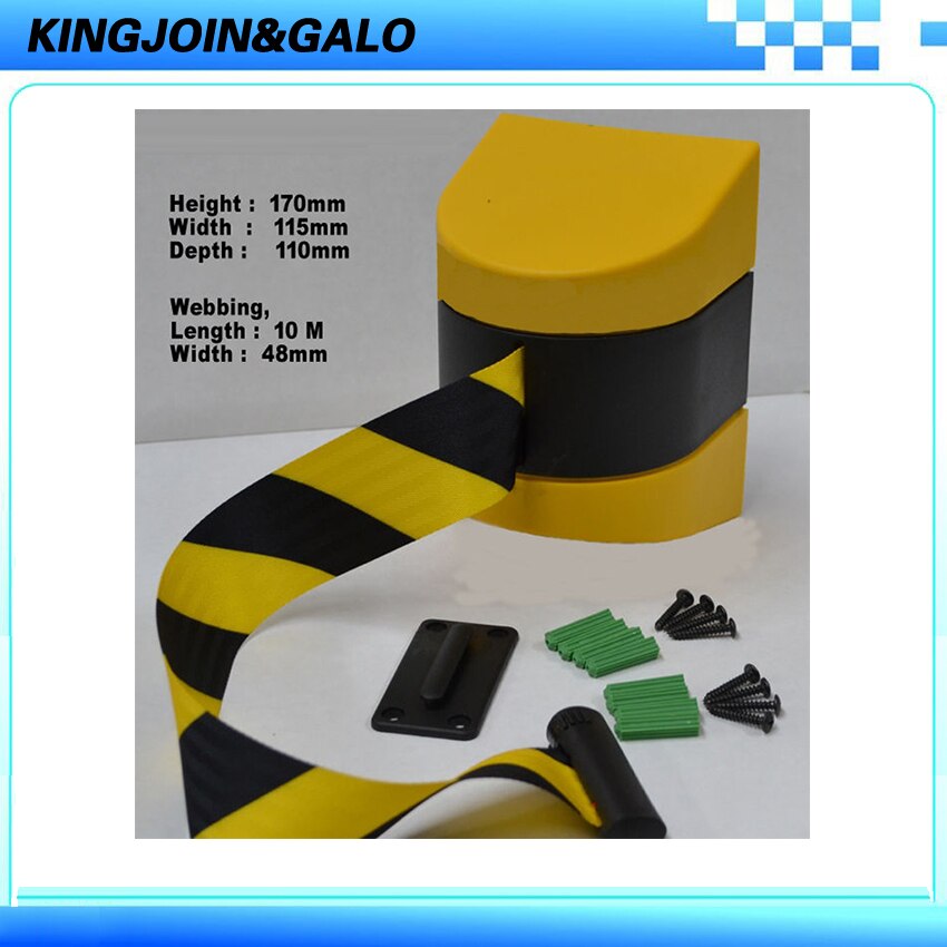 Max 10m belt length wall mounted retractable belt ... – Grandado