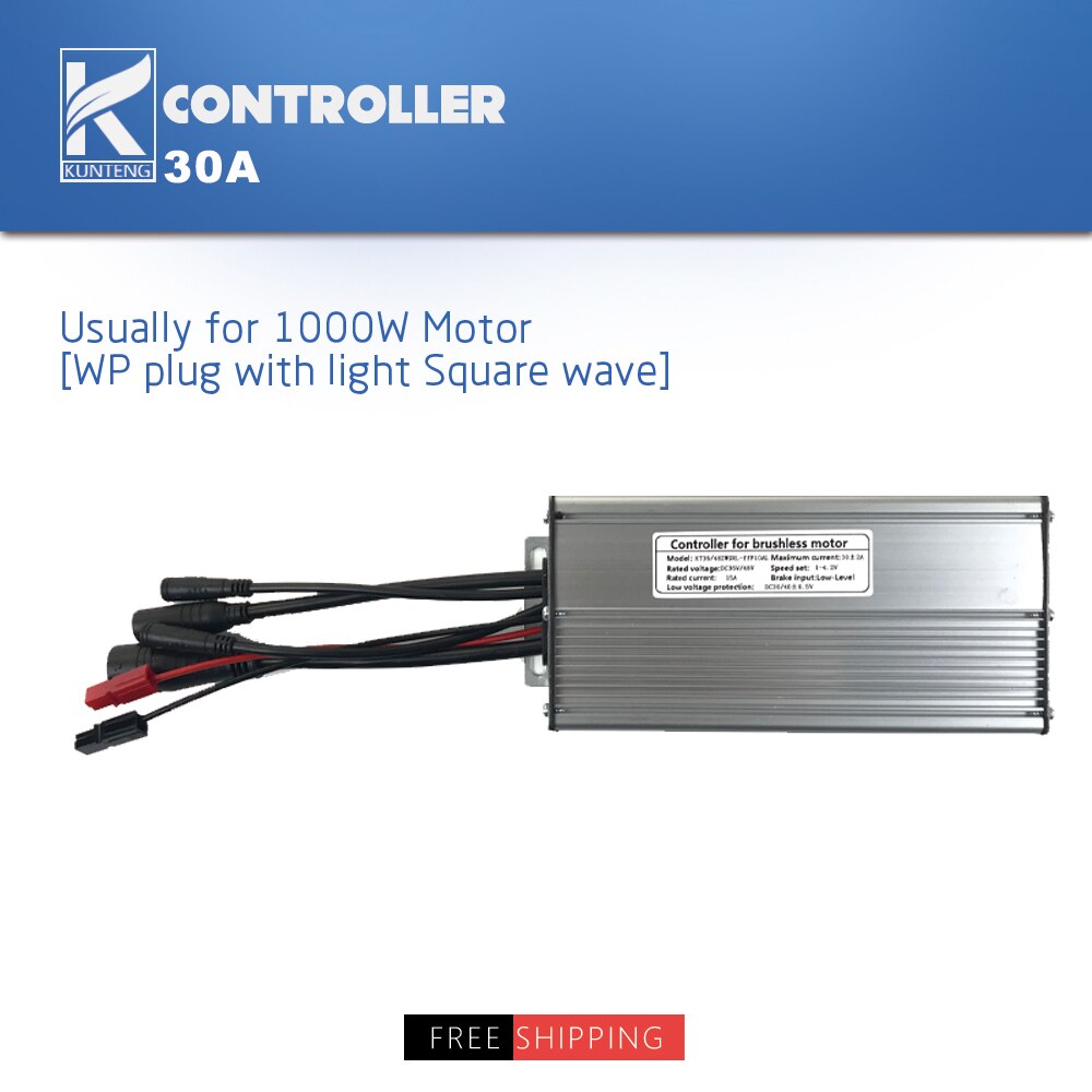 Elektrisk cykel controller 48 v 1000w 30a 12 mosfe... – Grandado