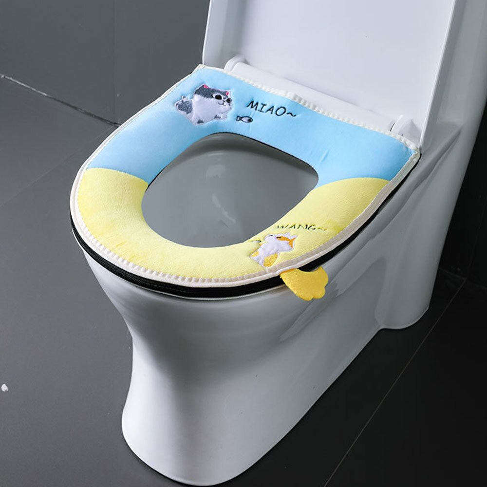 Cartoon Toilet Seat Mat Toilet Seat Cover Winter Z... – Grandado