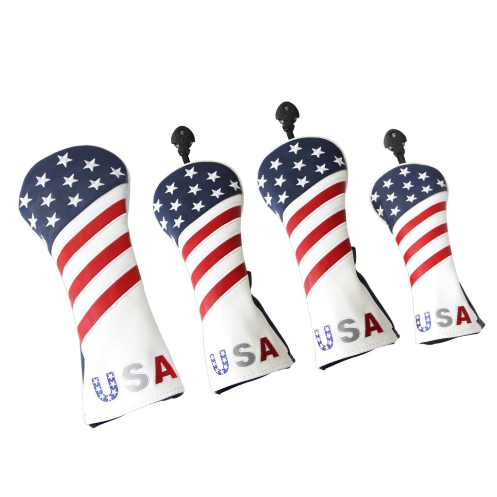 4pcs/Set Golf Headcover 460cc Driver Wood Head Cov... – Grandado