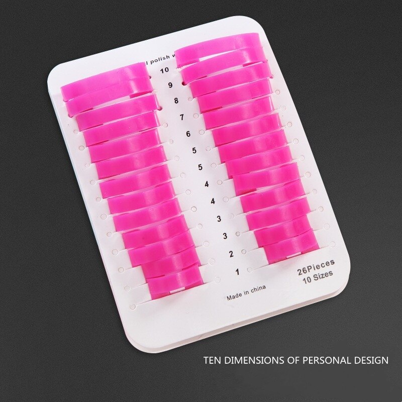 26 Stks/set 10 Maten G Curve Vorm Nail Protector V... – Vicedeal