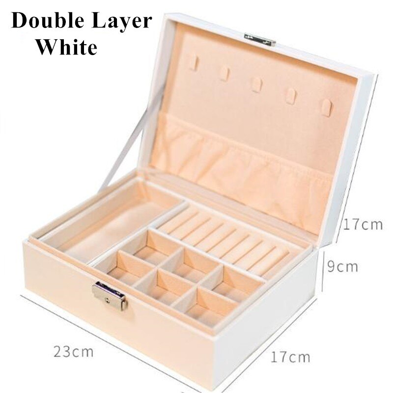 Large Jewelry Box Single/Double/3 layers Dressing ... – Grandado