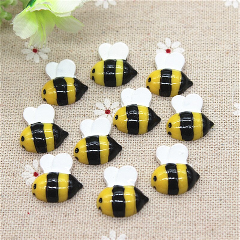 10pcs Kawaii Cartoon Animal Bee Resin Miniature Ar... – Vicedeal