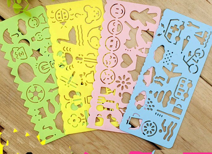 Handbook Diy Drawing Template Ruler Children Multi... – Grandado