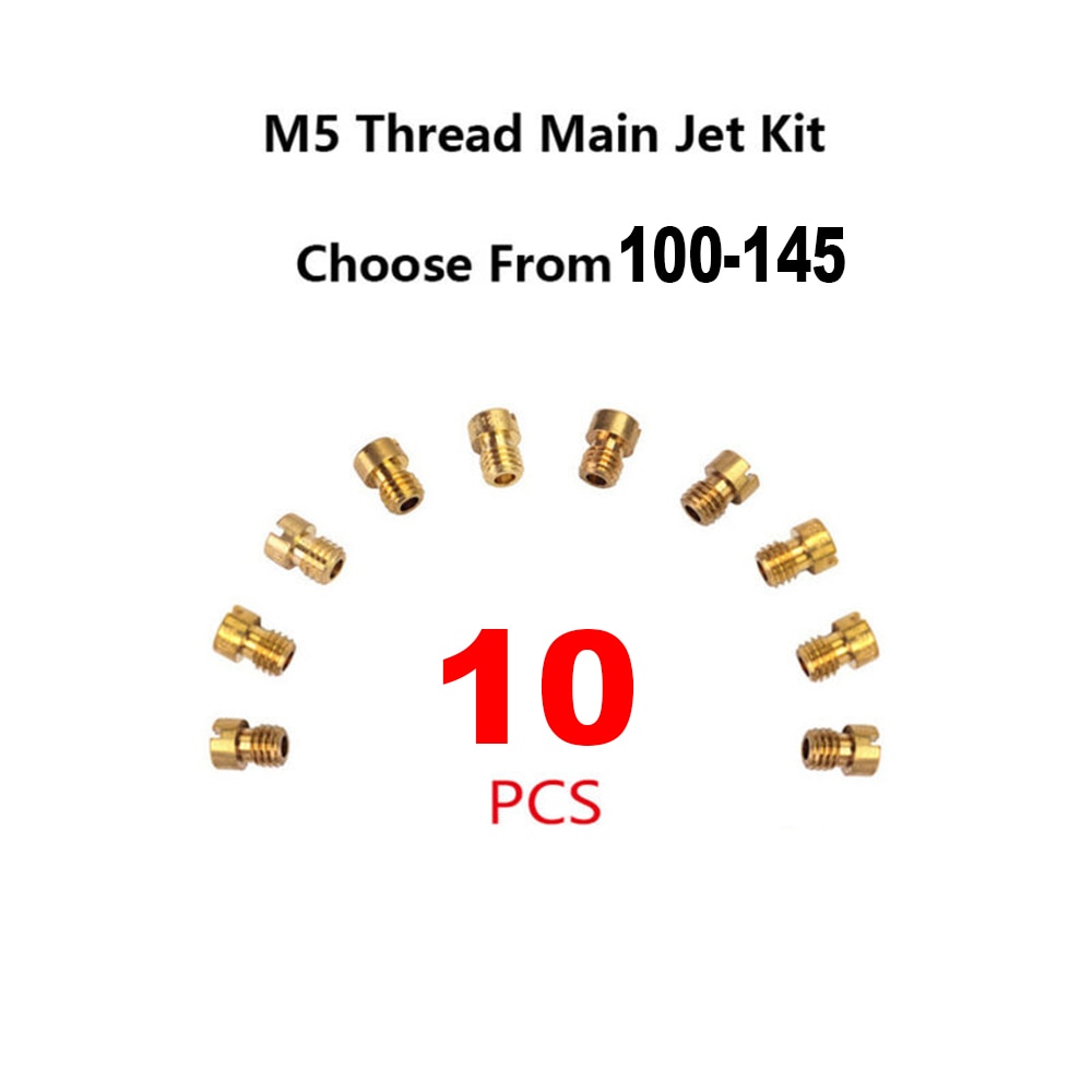 10pcs Carb Main Jet Nozzles Parts For Keihin 99101... – Vicedeal