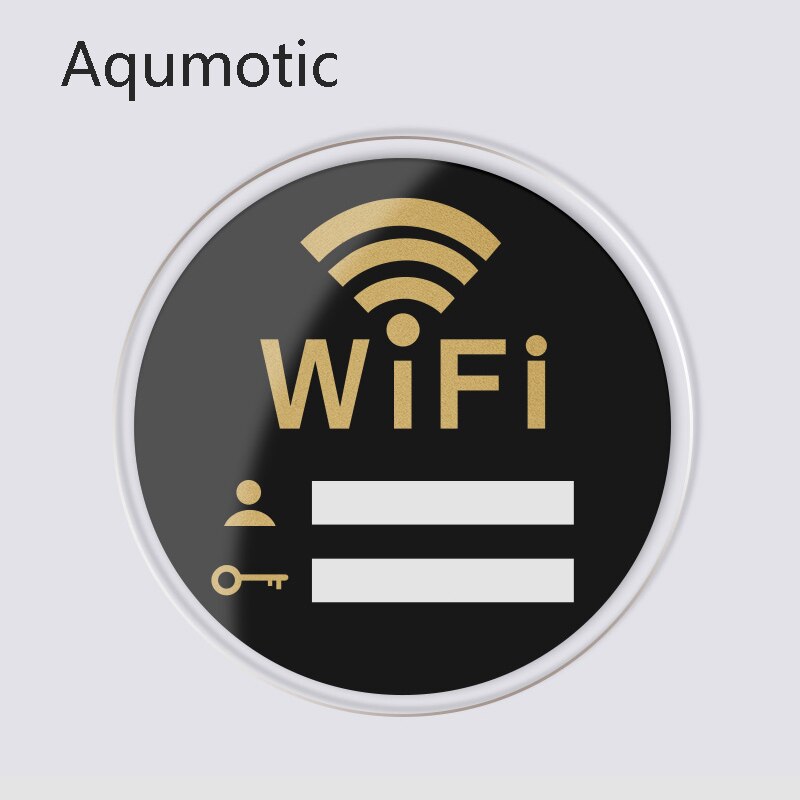 Aqumotic Free Wifi Sign Network Signs Wall Sticker... – Grandado