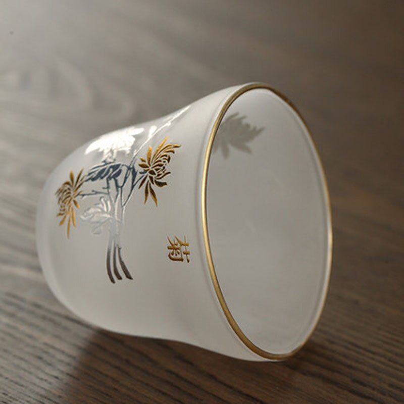 2 pcs Japanese Style Matte Glass Cups 50ml Small H... – Vicedeal