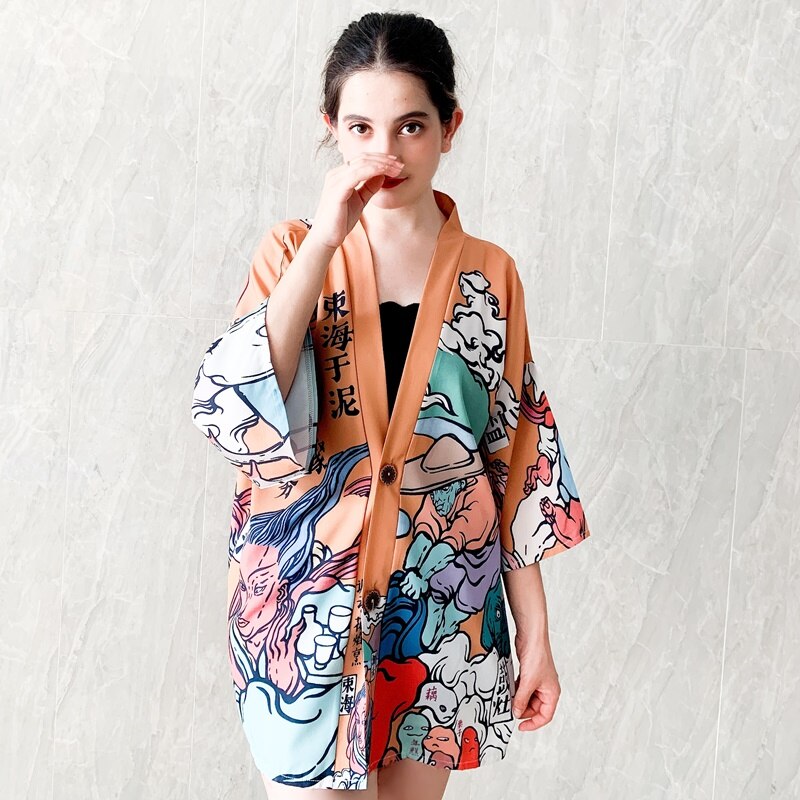 Women Kimono Haori Yukata Women Japanese Clothing ... – Grandado