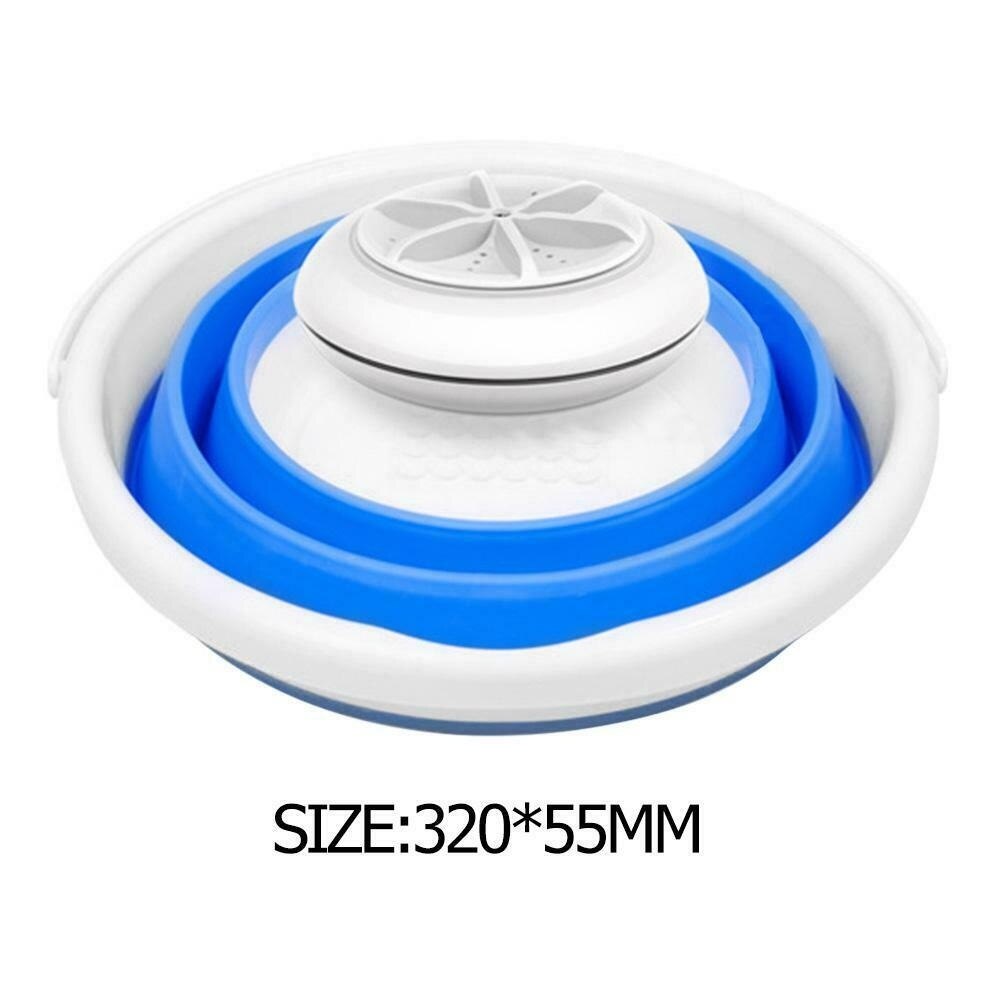 Blue Portable Ultrasonic Turbine Washing Machine F... – Vicedeal
