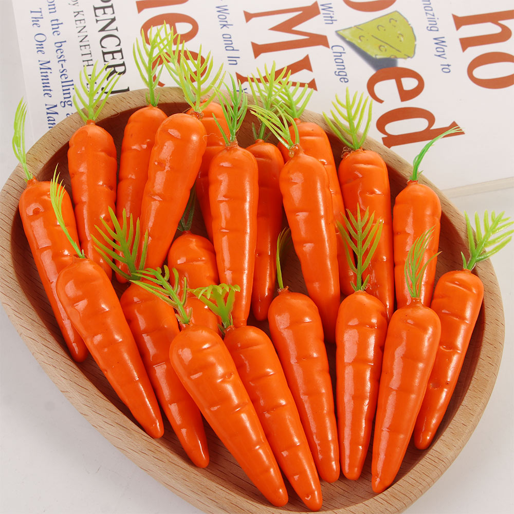 30pcs Carrots Mini Artificial Plastic Foam Carrot ... – Grandado
