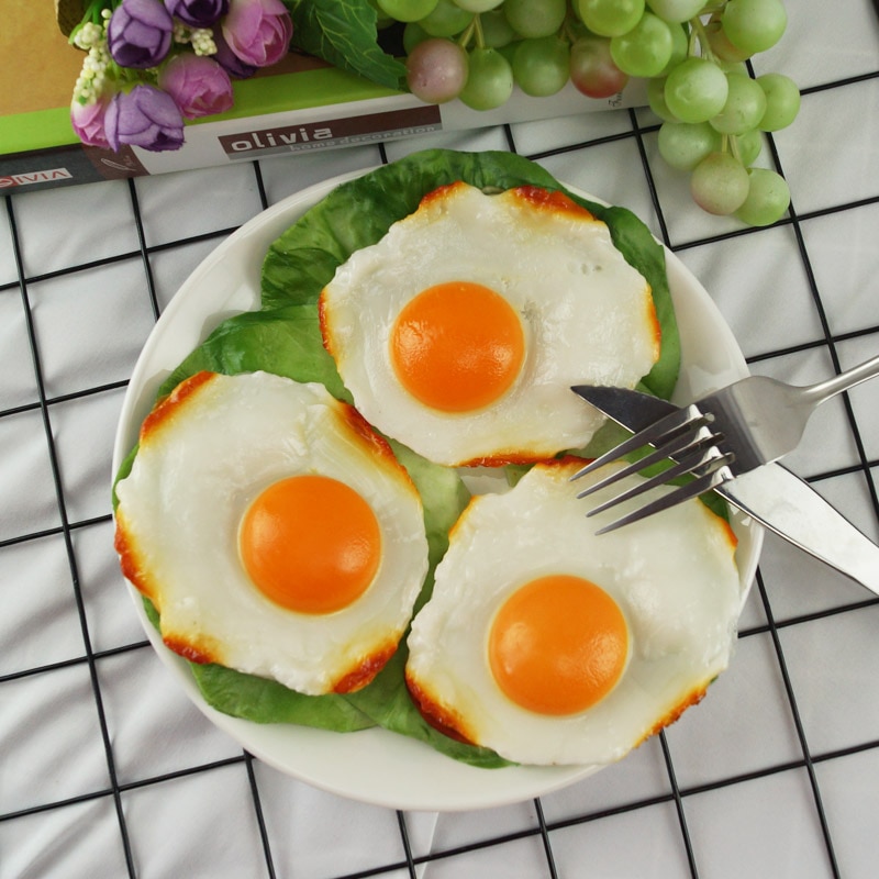 1pc Simulation Poached Egg Model Pretend Role Play... – Grandado