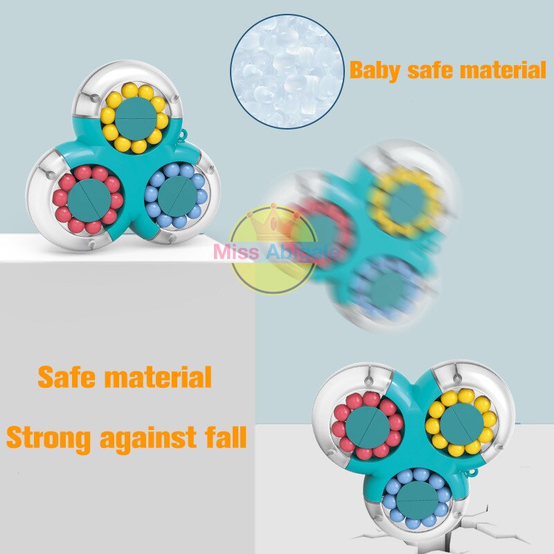 Decompression Magical Bean Cube Toys Rotating Tria... – Grandado