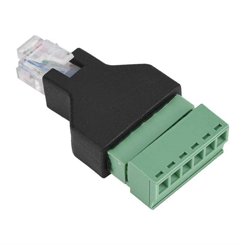 1Pcs Ethernet RJ12 6P6C Male to 6 Pin Screw Termin... – Vicedeal