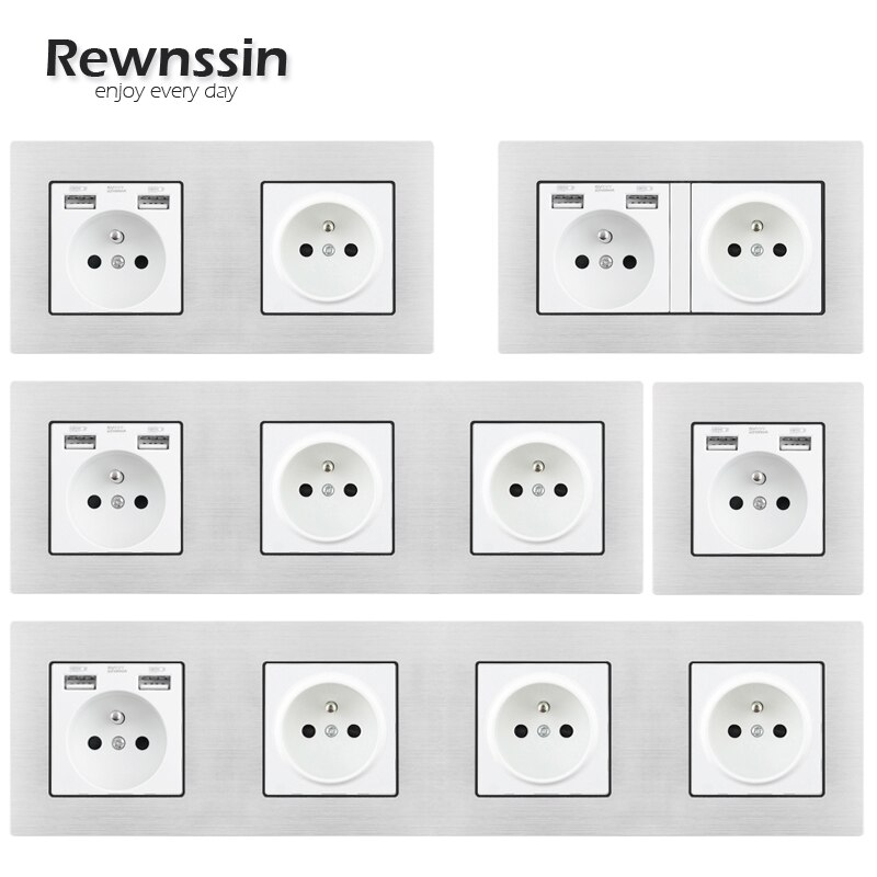 French Wall Power Socket With USB Plug For Home Si... – Vicedeal