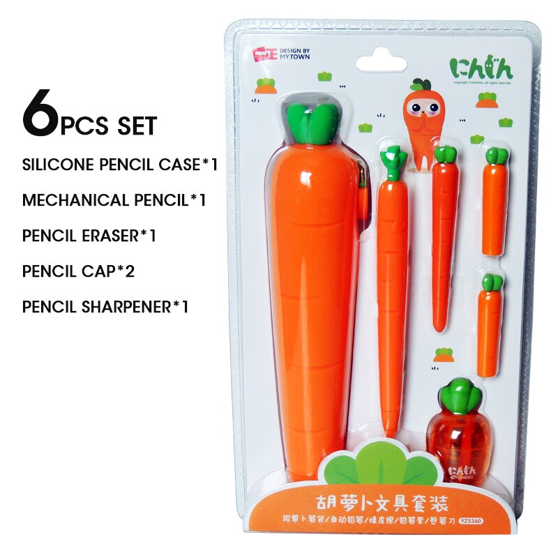 Andstal Super Cool Cute Carrot Stationery Set Kawa... – Vicedeal