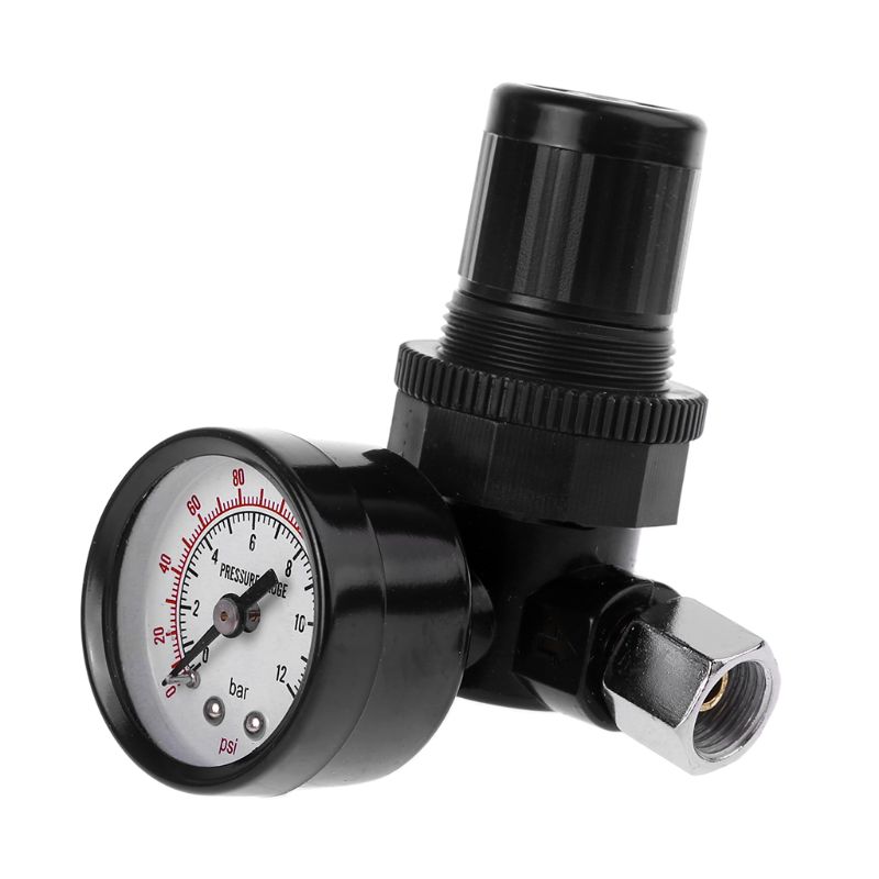 1/4" Air Pressure Gauge Regulator Reducer 12 Bar 1... – Grandado