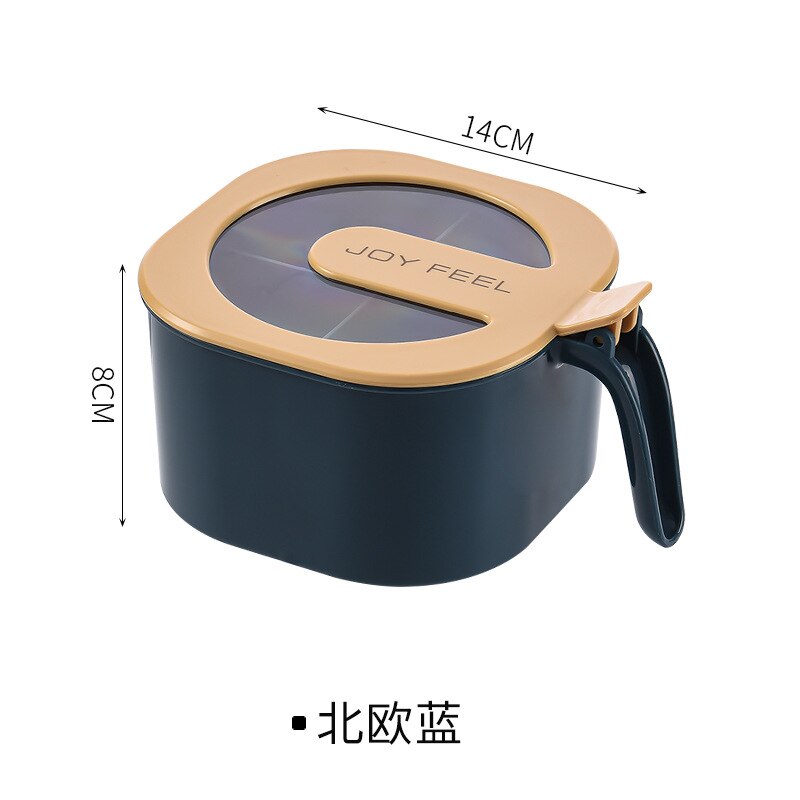 4 Grids Kitchen Seasoning Box Set Food Grade PP Sp... – Grandado