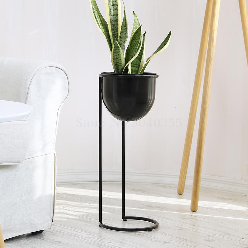 European wrought iron flower stand floor type livi... – Grandado