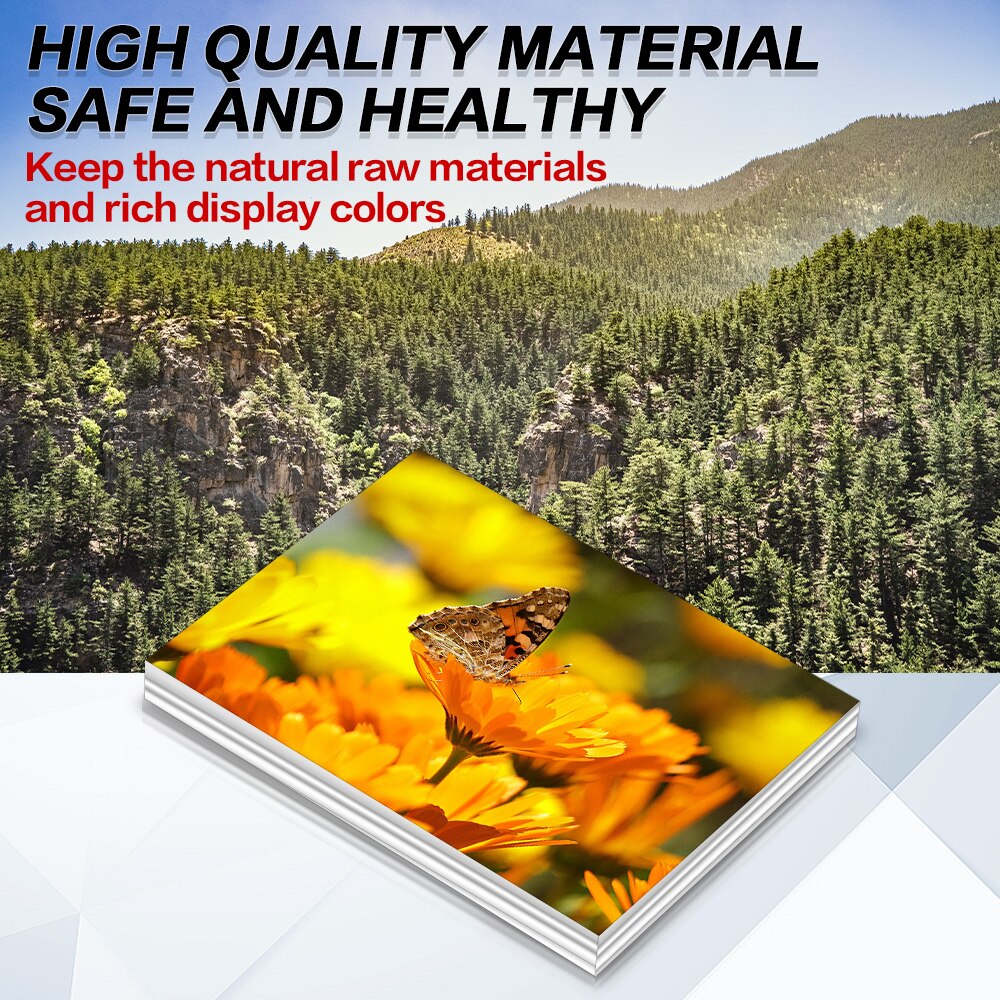 Matte Photo Paper 20 Sheets A4 Paper Adhesive pape... – Grandado