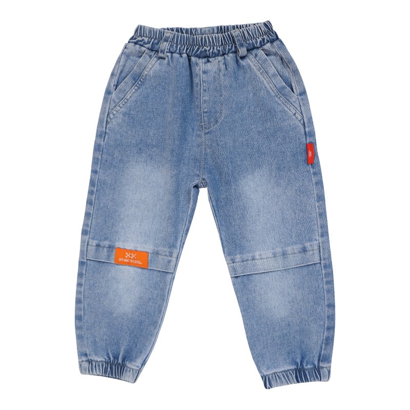 Elastic Waist Little Boys Jeans Autumn Trousers To... – Grandado