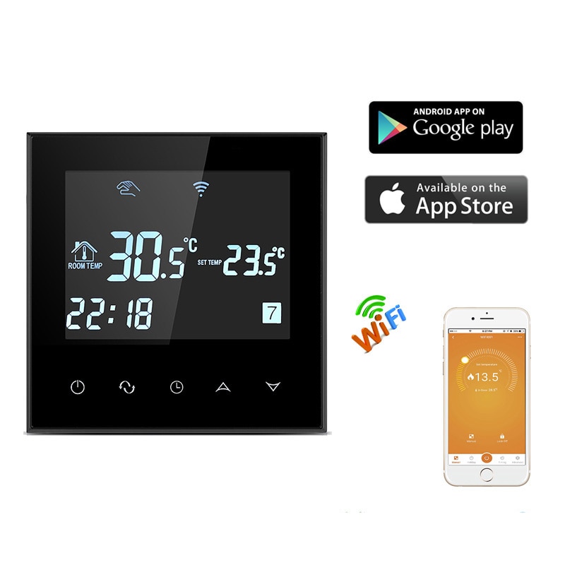 App Controlled Intelligent And Smart Wifi Temperat Vicedeal