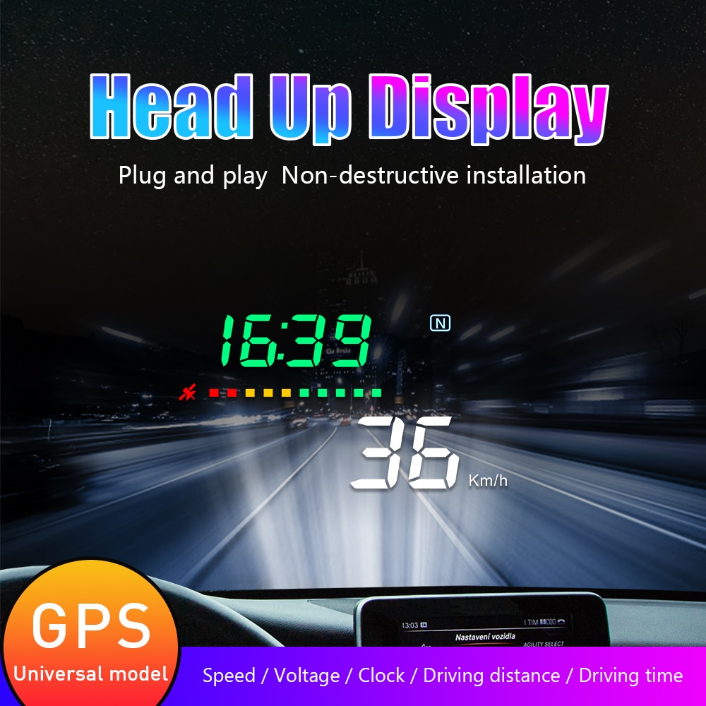 HUD Display Car Head up Display GPS Speedometer OBD1 OBD2 Head-up ... HUD Display Car Head up Display GPS Speedometer OBD1 OBD2 Head-up ...