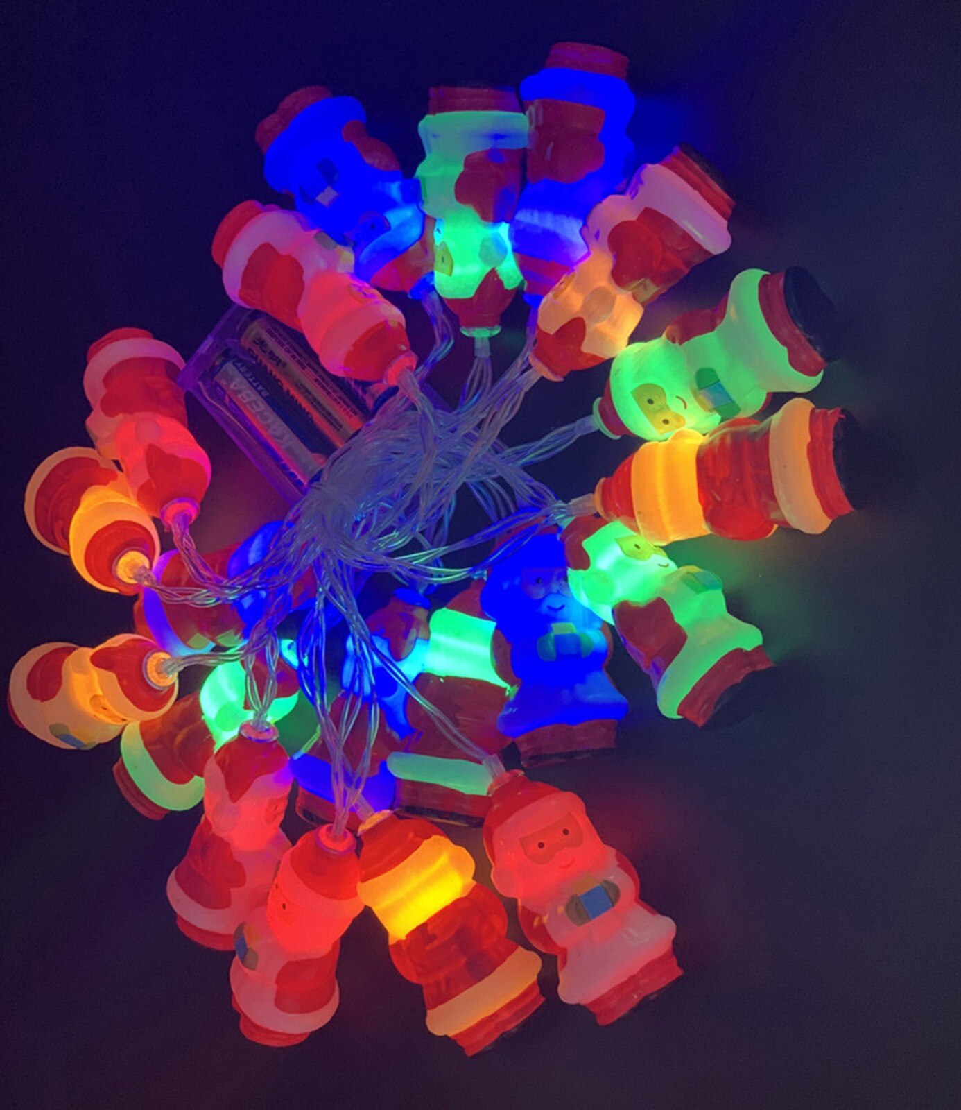 2 meters 10pcs LED lights Santa lamp string Hang o... – Grandado