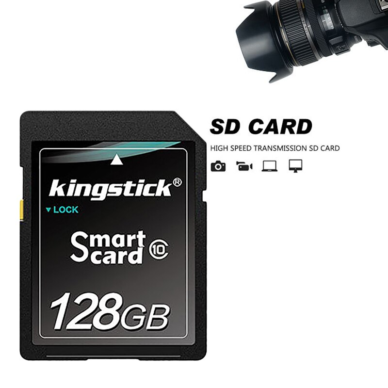 Kingstick 128GB Memory Card SD Card Class 10 Flash... – Vicedeal