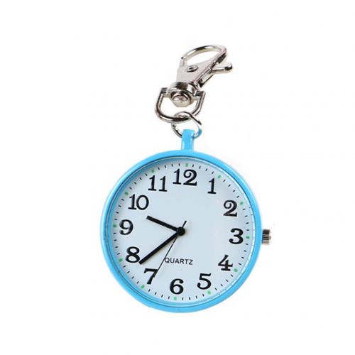 Unisex Round Dial Quartz Analog Nurse Keychain Poc... – Grandado
