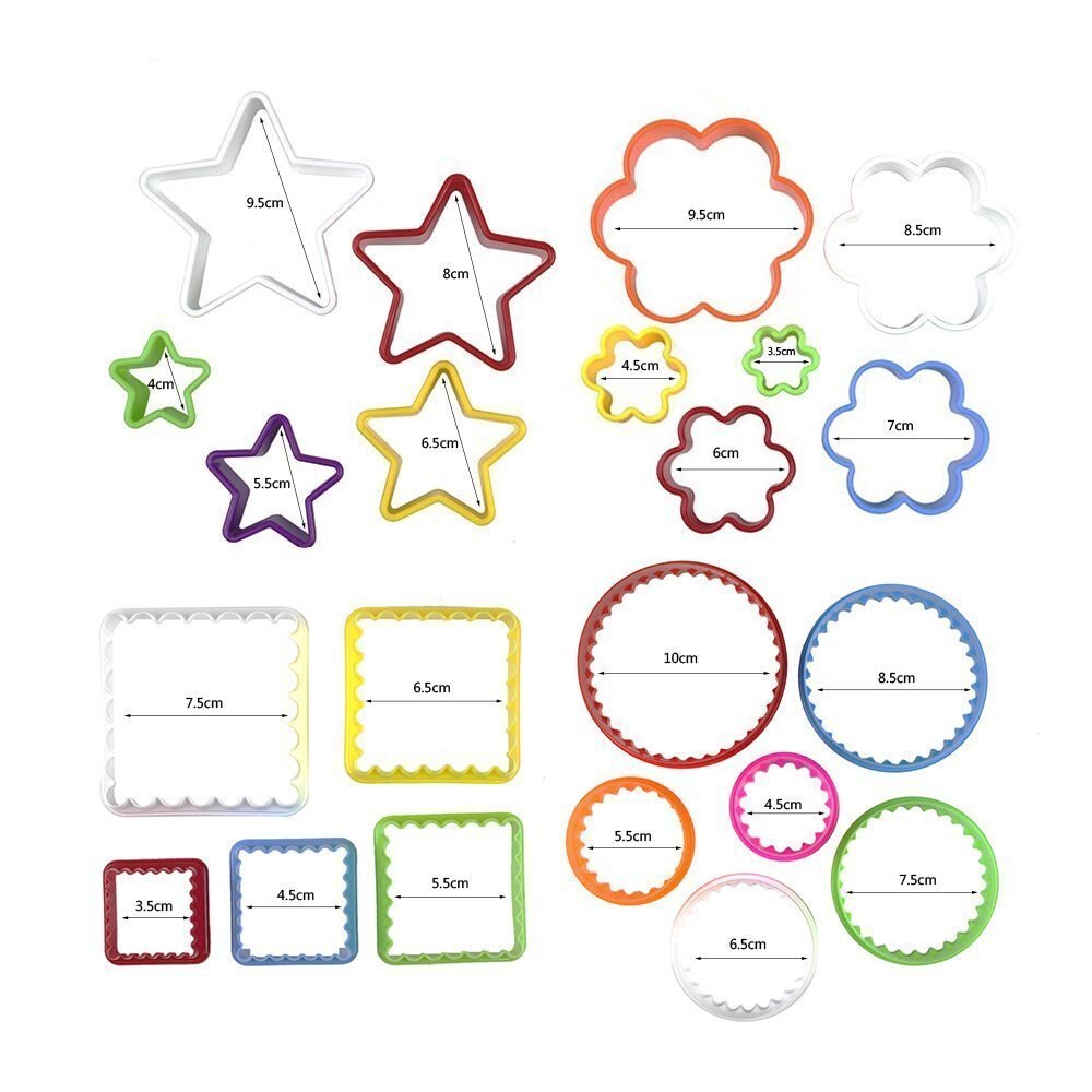 WALFOS 1 set Cookies cutter slicer frame cake diy ... – Grandado