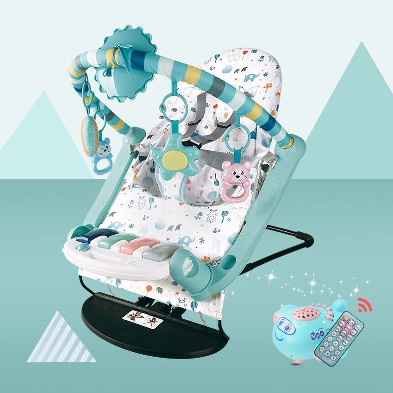 Newborn Baby Electric Rocking Chair Toy Fitness Fr... – Grandado