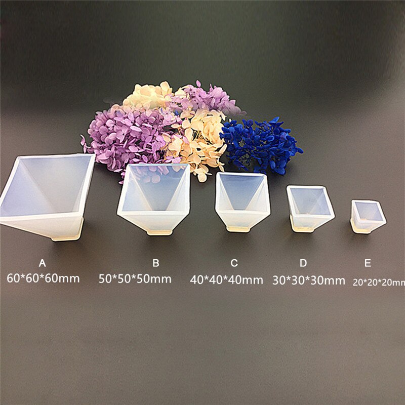 Transparent Pyramid Silicone Mould DIY Resin Decor... – Grandado