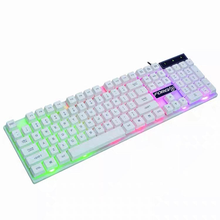 Gaming Keyboard Anti-ghosting 104 USB Wired LED Ba... – Grandado