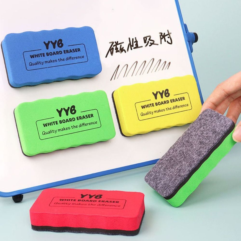 8pcs EVA Magnetic Whiteboard Eraser Leave No Trace... – Grandado