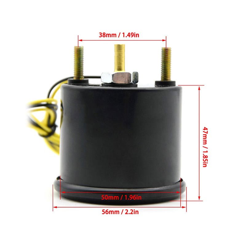 2" 52mm Blue LED Smoke Face Car Auto Bar Turbo Boost Gauge Meter ...