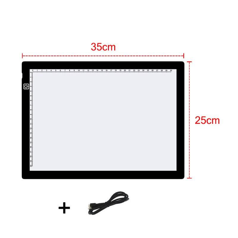 3 Level Dimmable Led Drawing Copy Pad Board A4 Siz... – Vicedeal