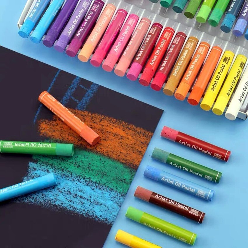 Artist Oil Pastel colors pencil set rich intence c... – Vicedeal
