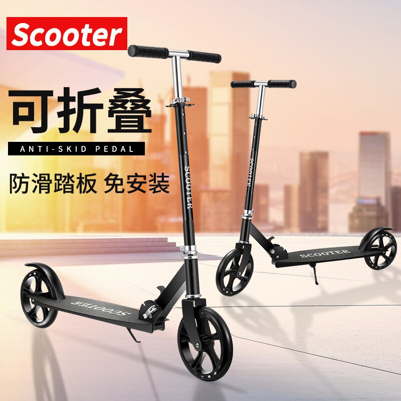 Children and Teenagers Adult Scooter Two-Wheel Fol... – Grandado