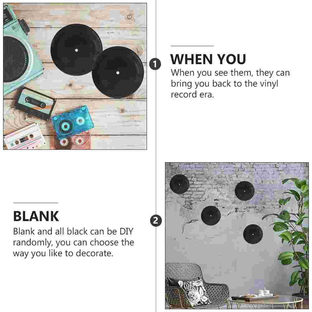 3 Pcs Vintage Vinyl Record Retro Style Vinyl Recor... – Grandado