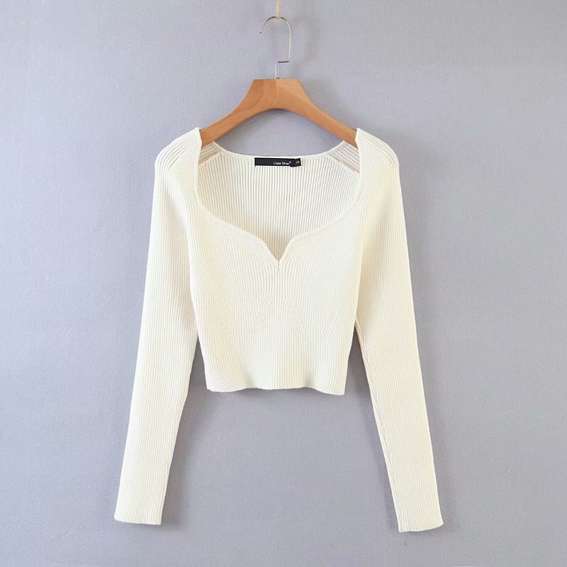 DEAT Short Fall Square Turtleneck Fine Knitted Swe... – Grandado