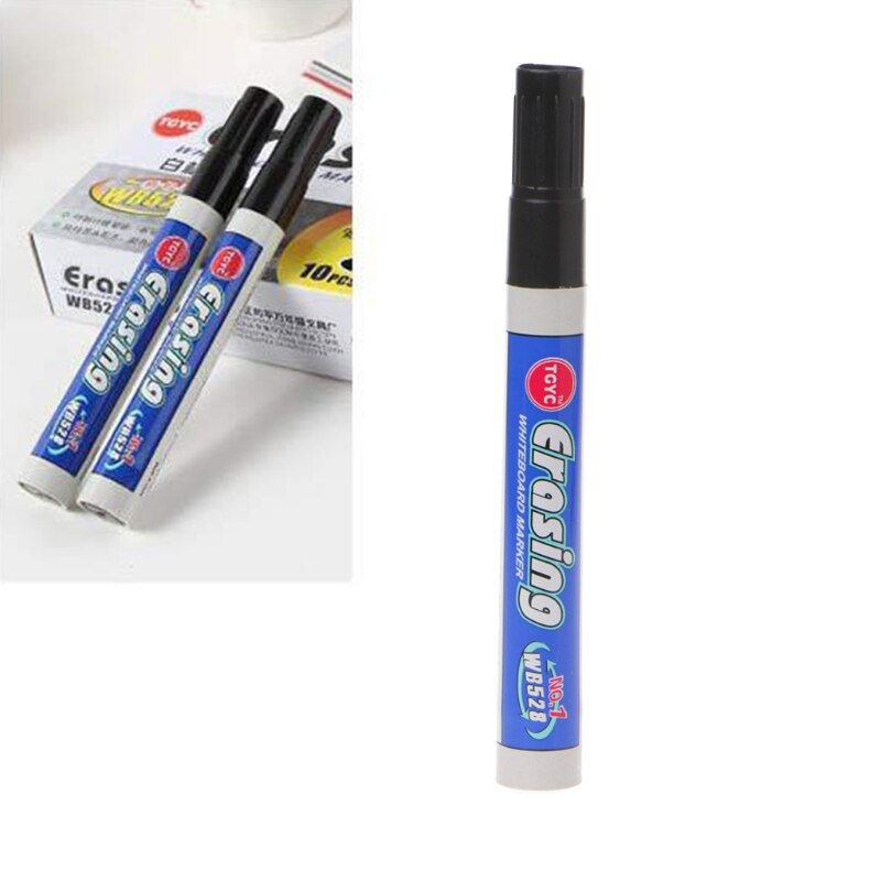 Erasable Black Ink Marker Pen Whiteboard Fast Dry ... – Grandado