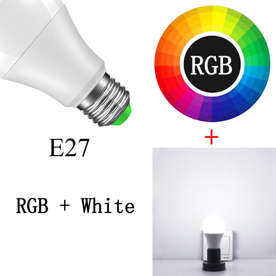 E27/B22 RGB Bluetooth Led Lamp Multicolor Dimbare ... – Vicedeal