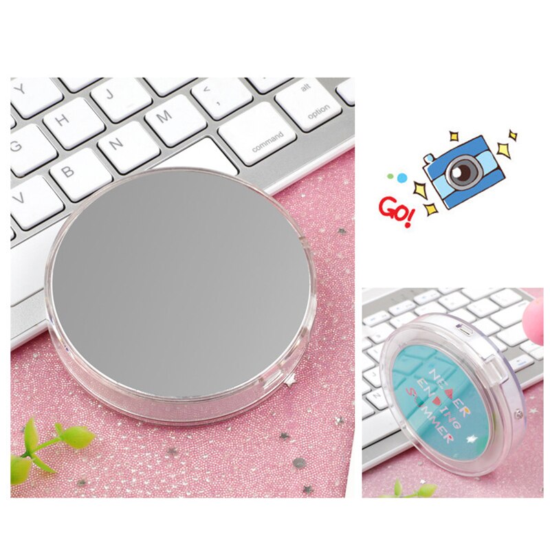 Makeup Mirror with LED Light Portable Compact Cosm... – Vicedeal