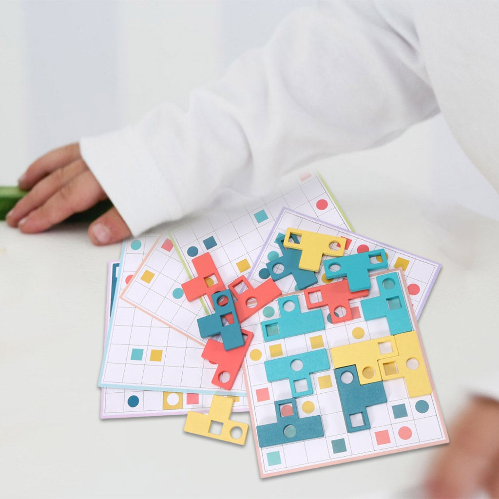 Wooden Blocks Puzzle Brain Teasers Toy Brain Tease... – Grandado