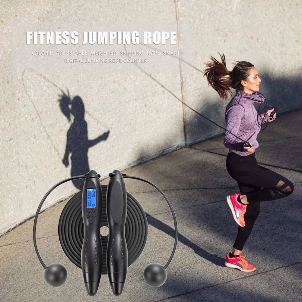 Digital Counting Jump Rope with Calories Counter T... – Grandado