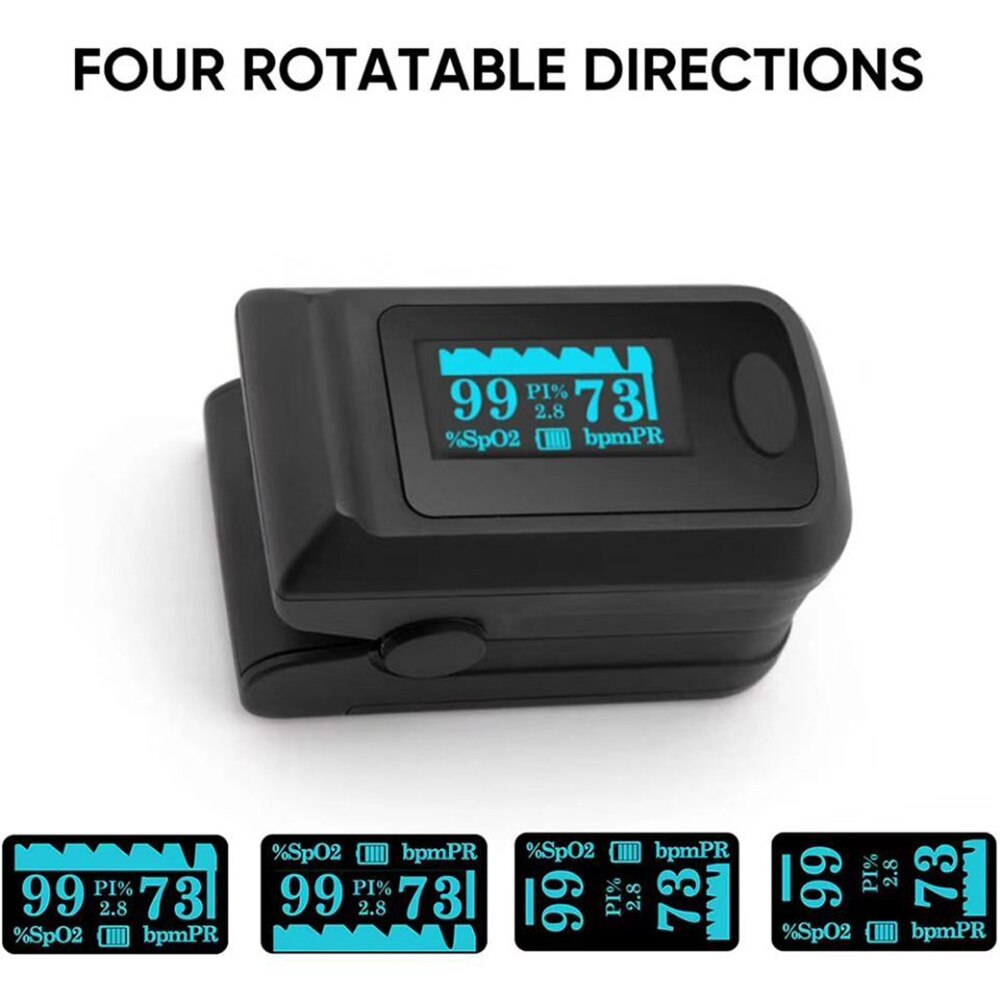 Tragbare Finger Oximeter oled Pulsoximeter Sauerst... – Grandado