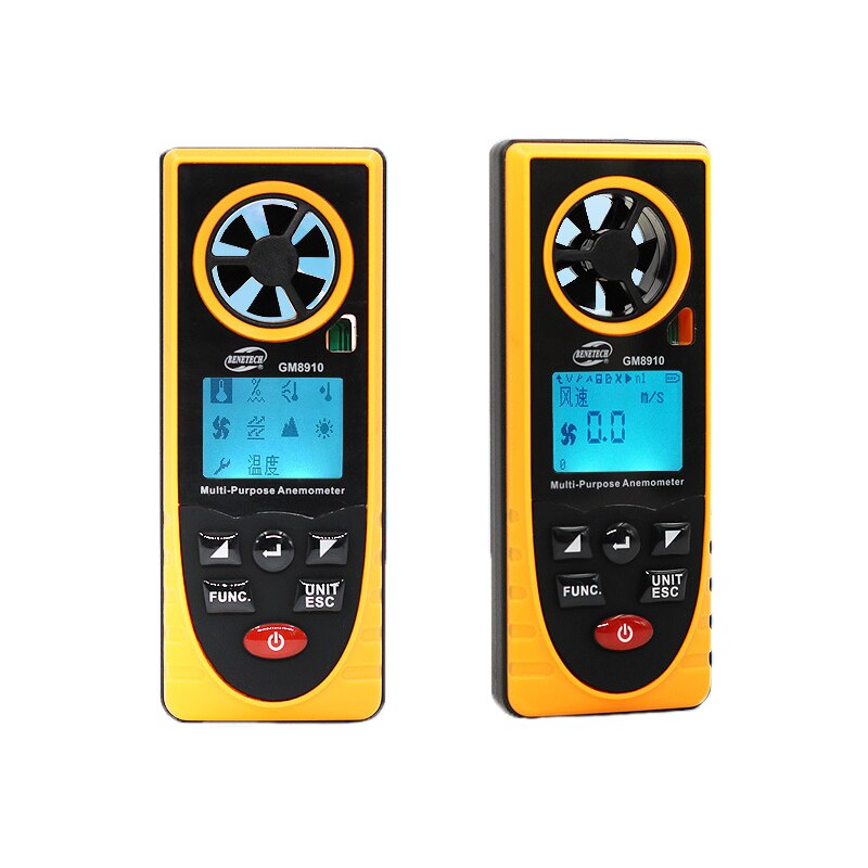 GM8910 Multi-functional digital anemometer tempera... – Grandado