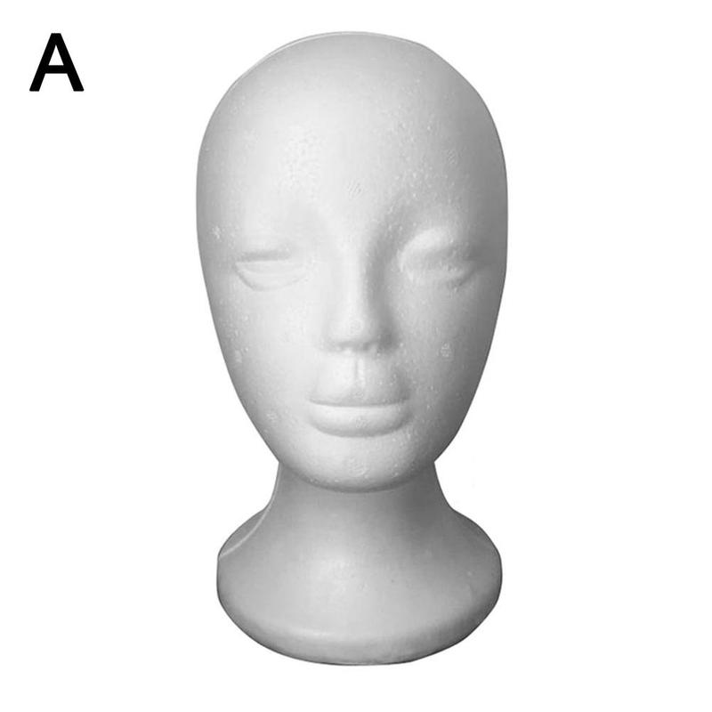 Foam Mannequin Head Female Male Dummy Head Model H... – Grandado