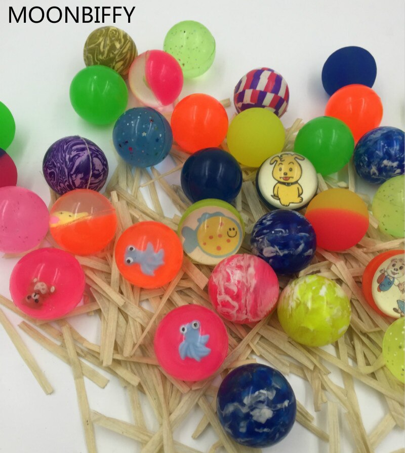 45mm Rubber Bouncing Ball Mixed Bouncy Skip Ball O... – Grandado