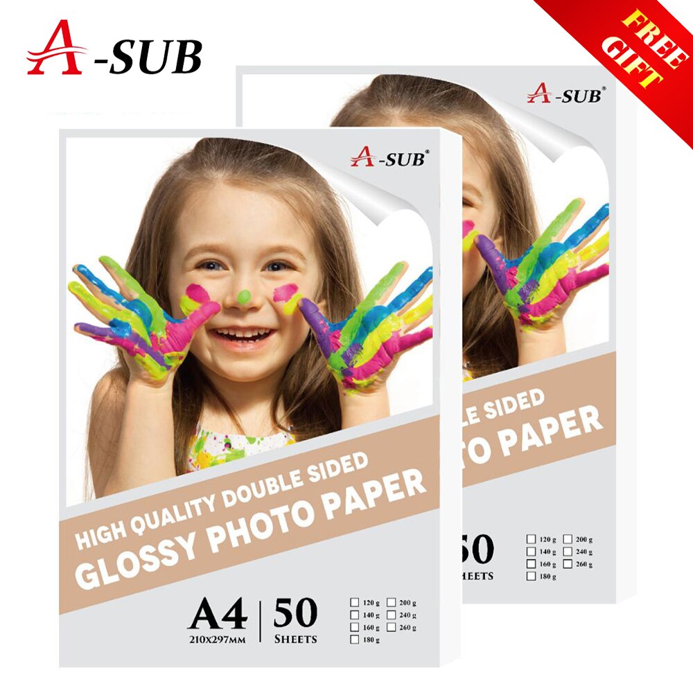 A4 50 Vellen Gloosy Foto-Papier Waterdichte Hoge D... – Vicedeal